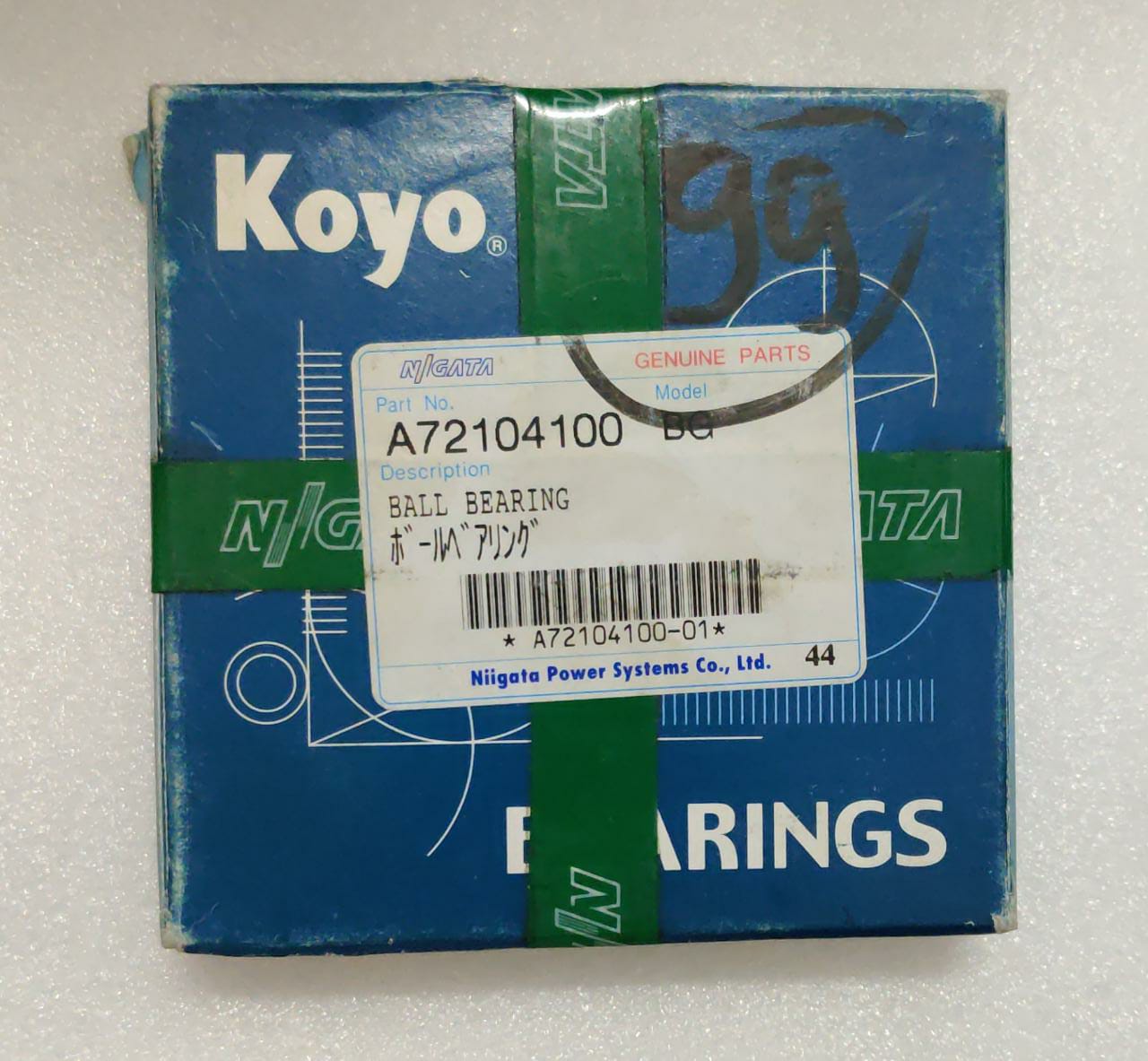 BALL BEARING FOR FWP 6310 A72104100